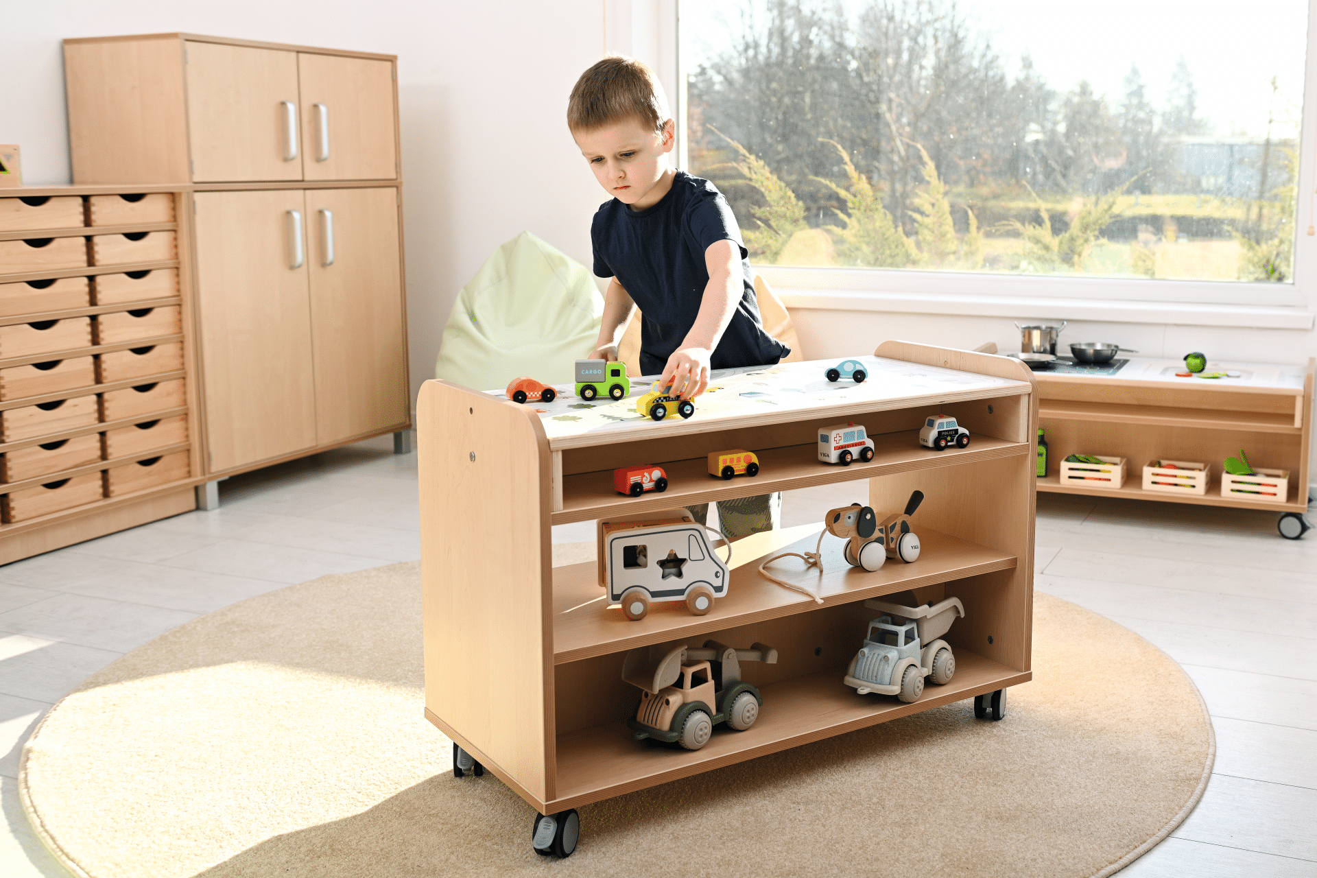 Mobile reoler til legestuer. Køb inventar til institutioner og skoler